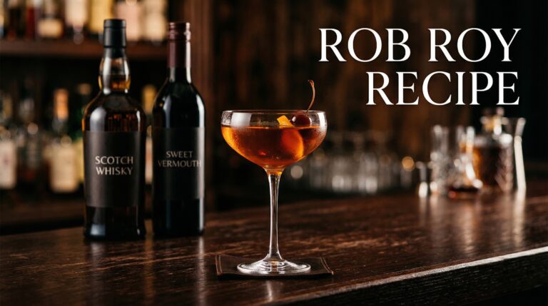 Rob Roy Cocktail Recipe 2026: Classic Scotch Cocktail Guide