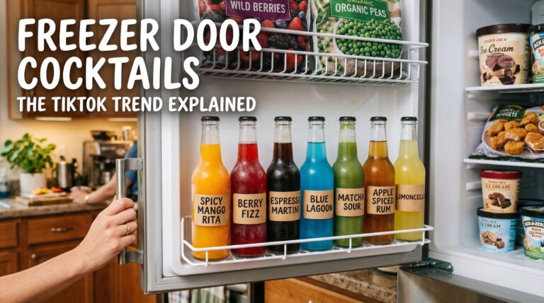 Freezer Door Cocktails: The TikTok Trend Explained (2026)