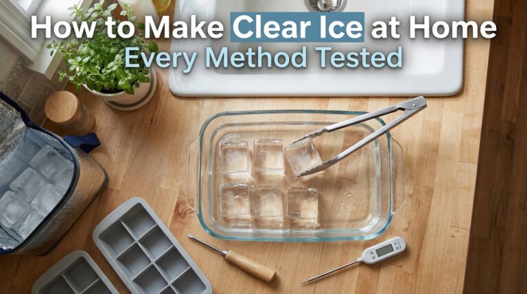 How to Make Clear Ice at Home (May 2026) Every Method Tested